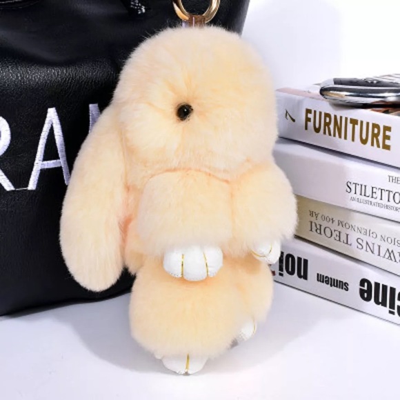 Accessories | Just In Super Cute Pom Pom Bunny Keychains | Poshmark